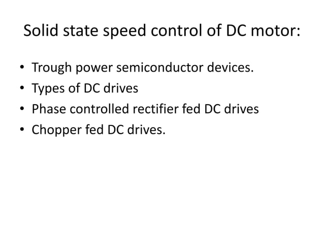 EE4104 -ELECTRICAL DRIVES AND CONTROL.pptx | Radio Control | Hobbies ...