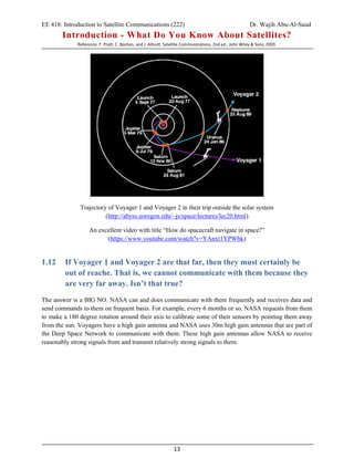 EE 418 (222) Lecture Note 01.pdf sattellite comms | PDF