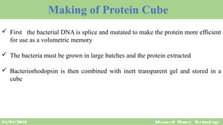 The protein memory | PPT