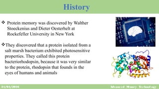 The protein memory | PPT