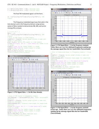EE443 - Communications 1 - Lab 3 - Loren Schwappach.pdf | Digital Audio | Computer Software and ...