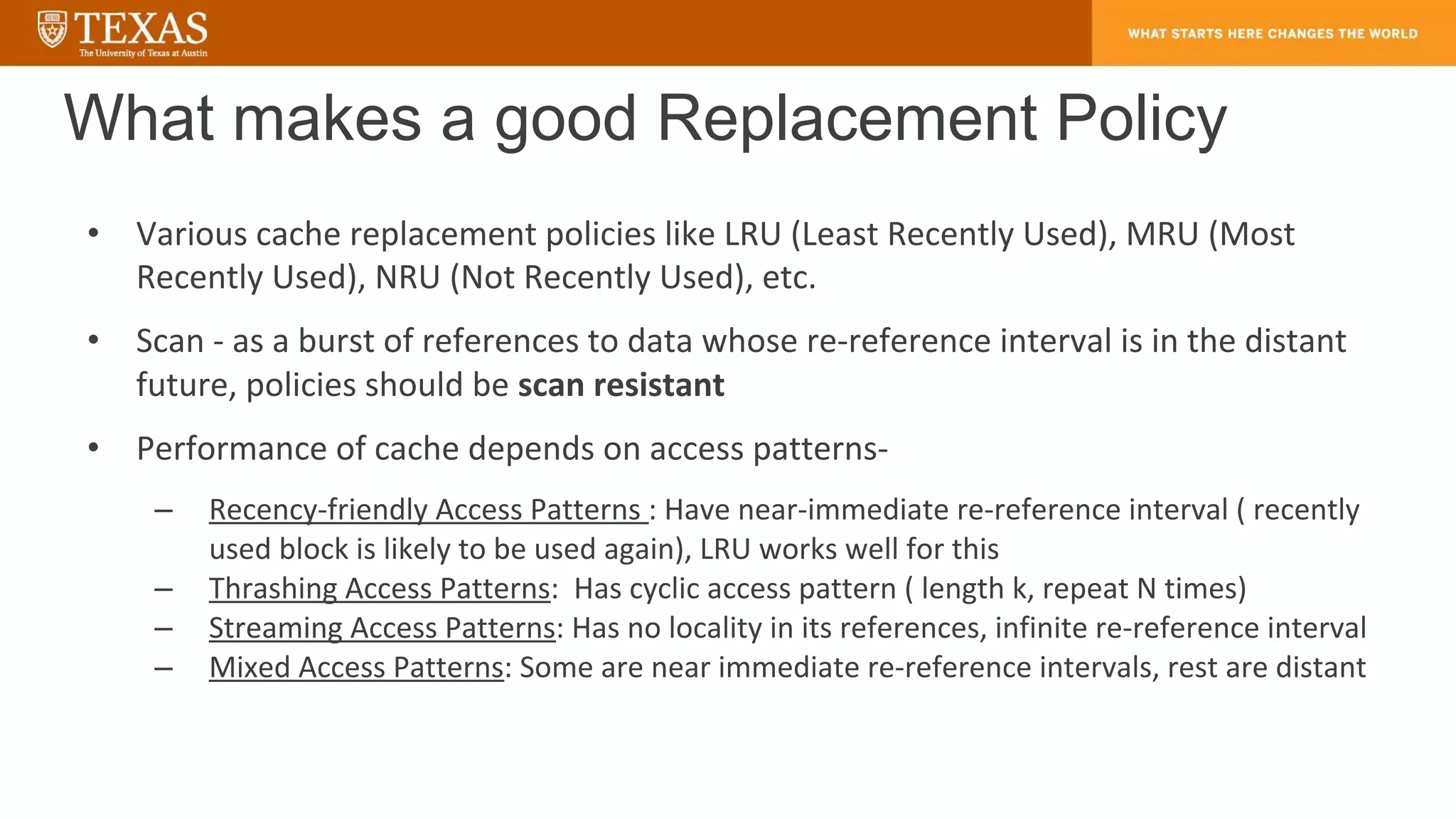 Evaluating the Static-RRIP Cache Replacement Policy | PDF