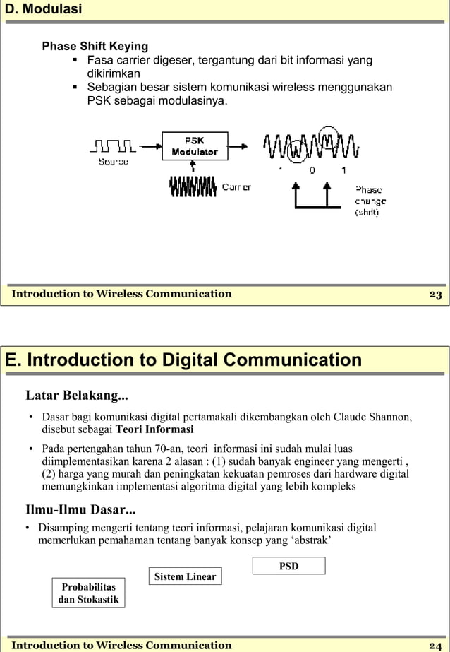 Sistem Komunikasi Bergerak | PDF