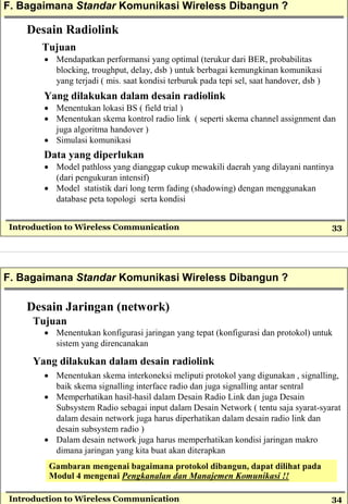 Sistem Komunikasi Bergerak | PDF