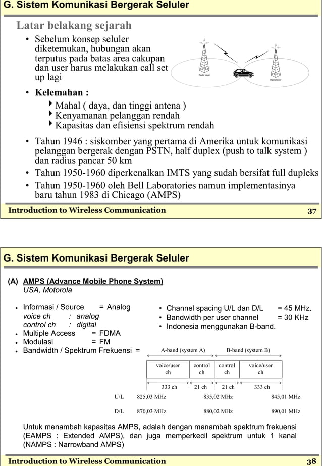 Sistem Komunikasi Bergerak | PDF
