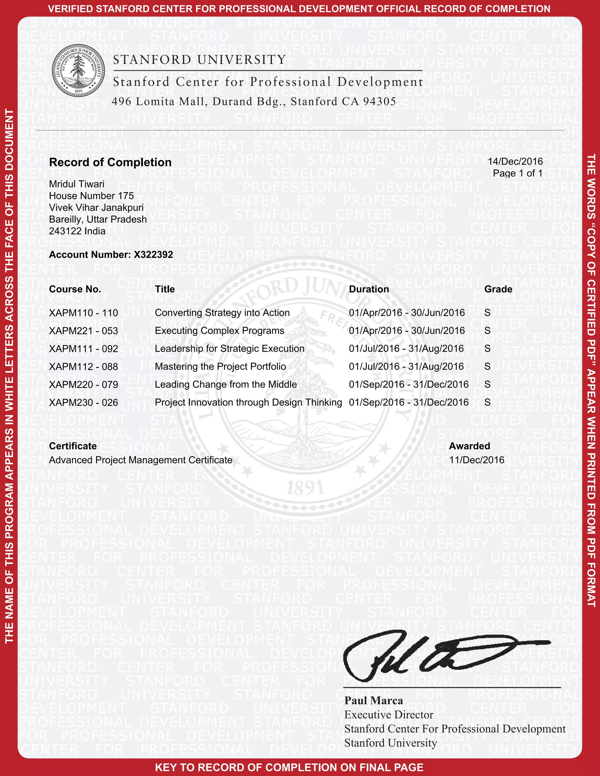 11954001_SCPDRecordofCompletion | PDF