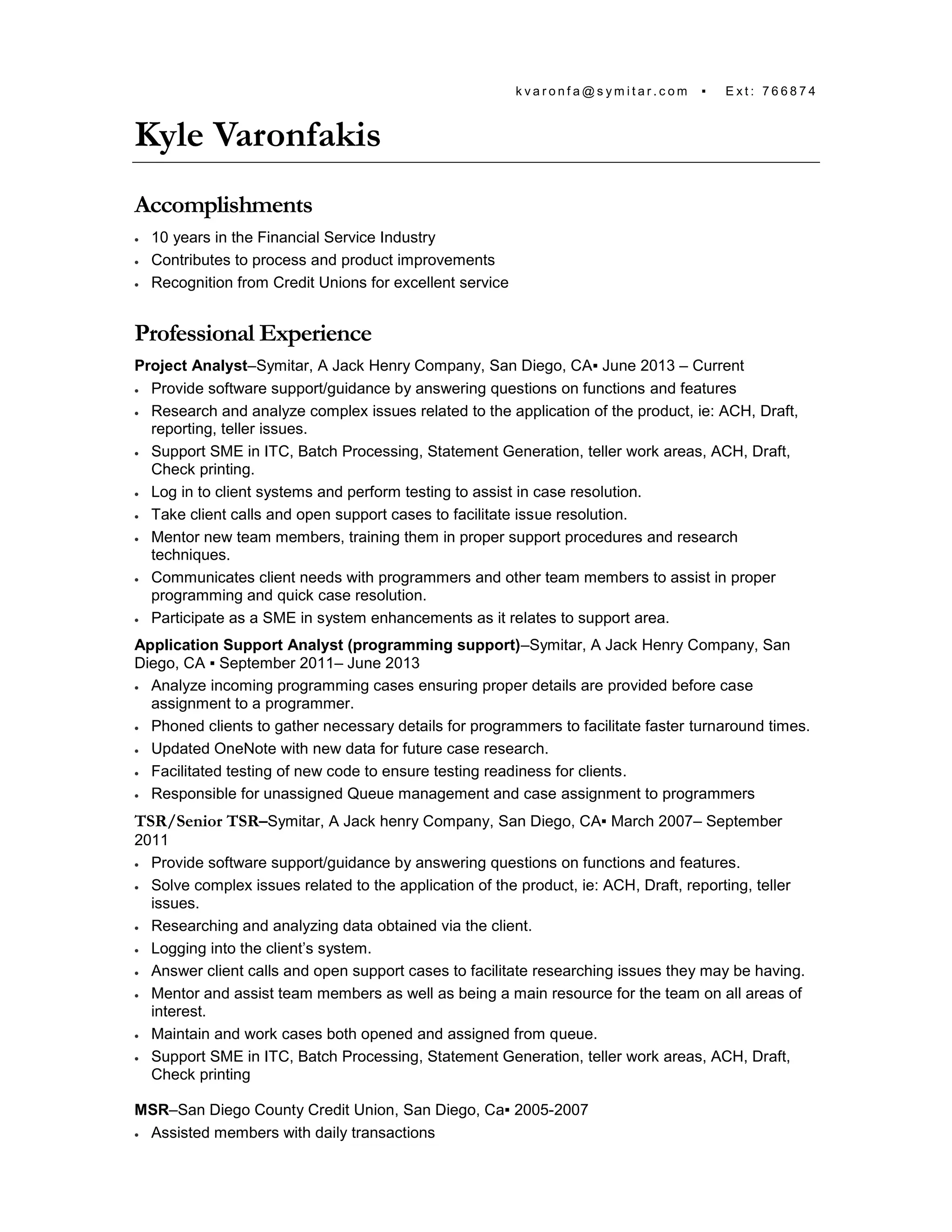 BA resume (2) | PDF
