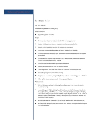 Faizal Resume | PDF