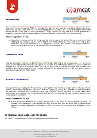 Mucta_30011619619352_Amcat Report | PDF | Resume Writing and Advice ...