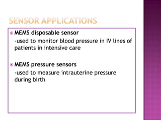 INTRODUCTION - MEMS | PPT