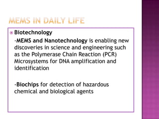 INTRODUCTION - MEMS | PPT