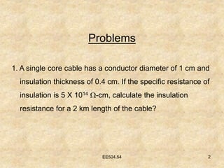 Insulation resistance numerical | PPT