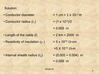 Insulation resistance numerical | PPT
