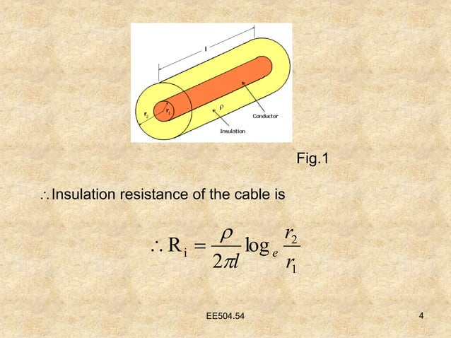 Insulation resistance numerical | PPT | Physics | Science