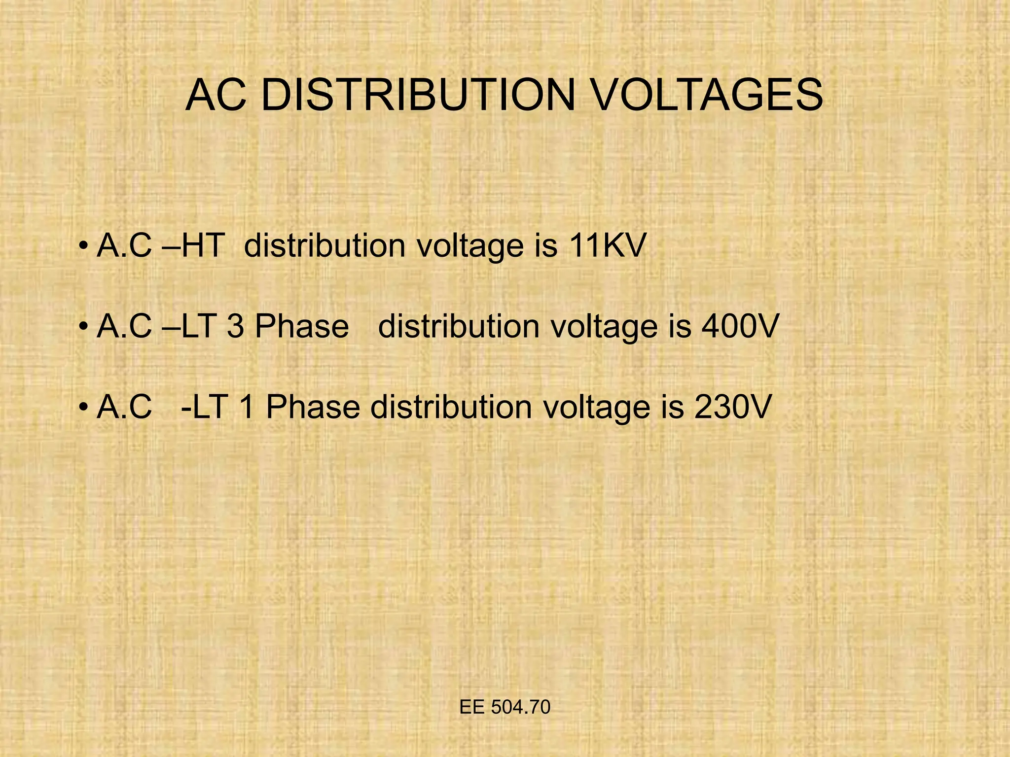 power point presentation on high voltage | PPT