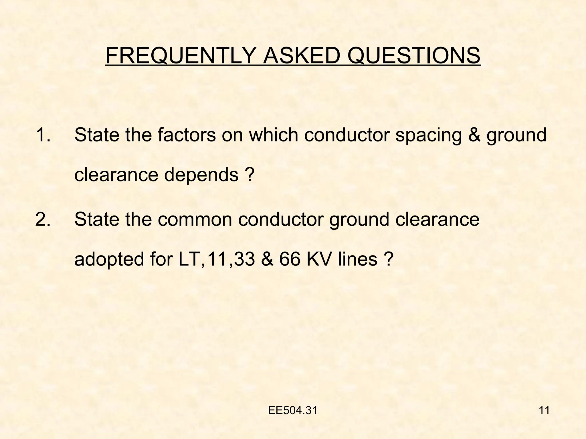 conductors and line spacing in transmission lines | PPT