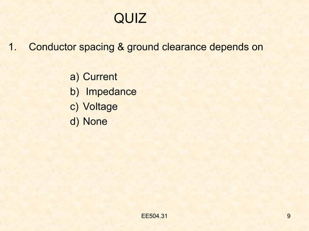 conductors and line spacing in transmission lines | PPT