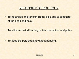pole guys and stays in erecting of transformers | PPT