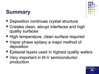 Ee518 epitaxial dep.s07