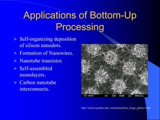 Nanoscience: Top down and bottom-up Method | PPT