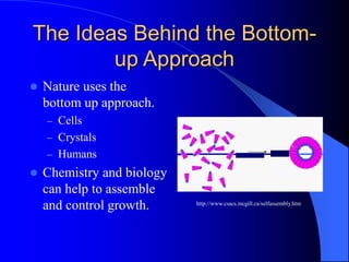 Nanoscience: Top down and bottom-up Method | PPT