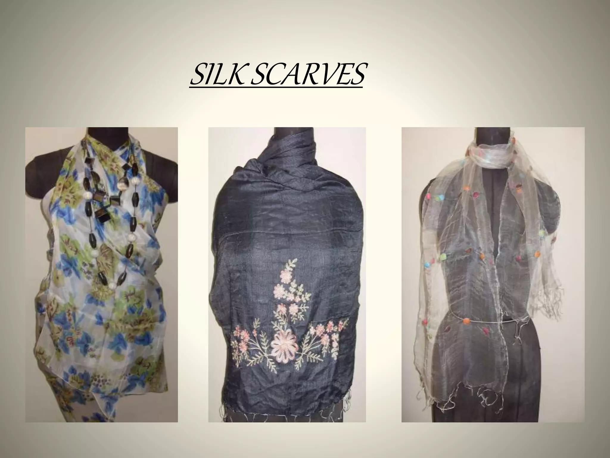 Presentation of scarves | PPTX