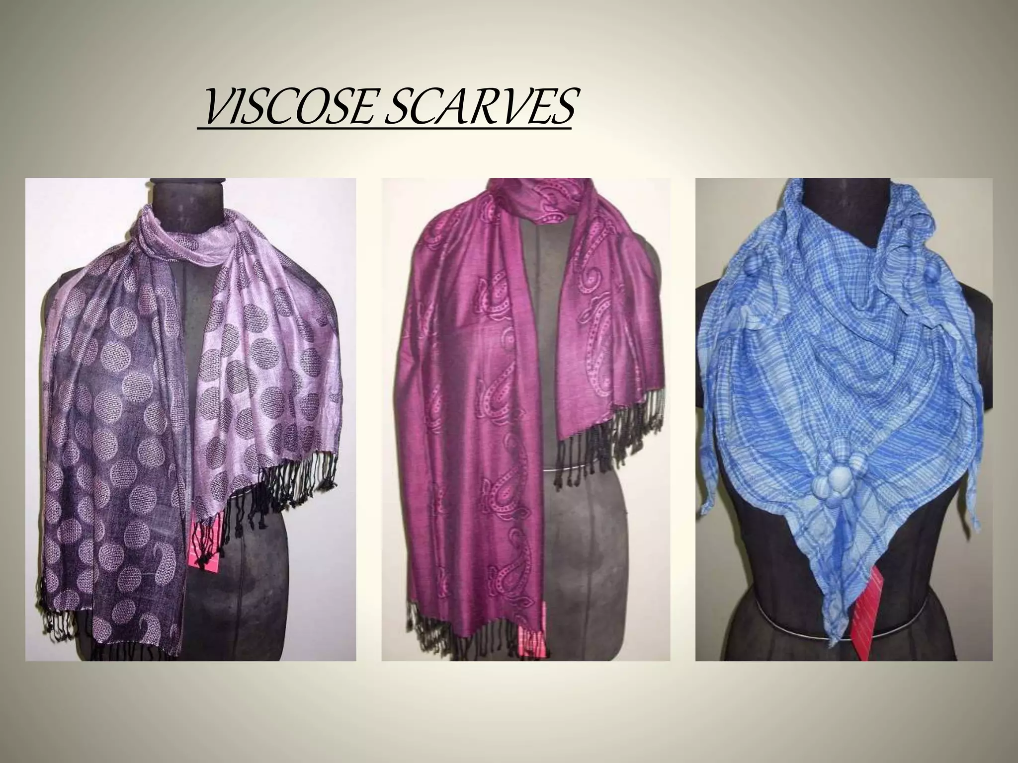 Presentation of scarves | PPTX