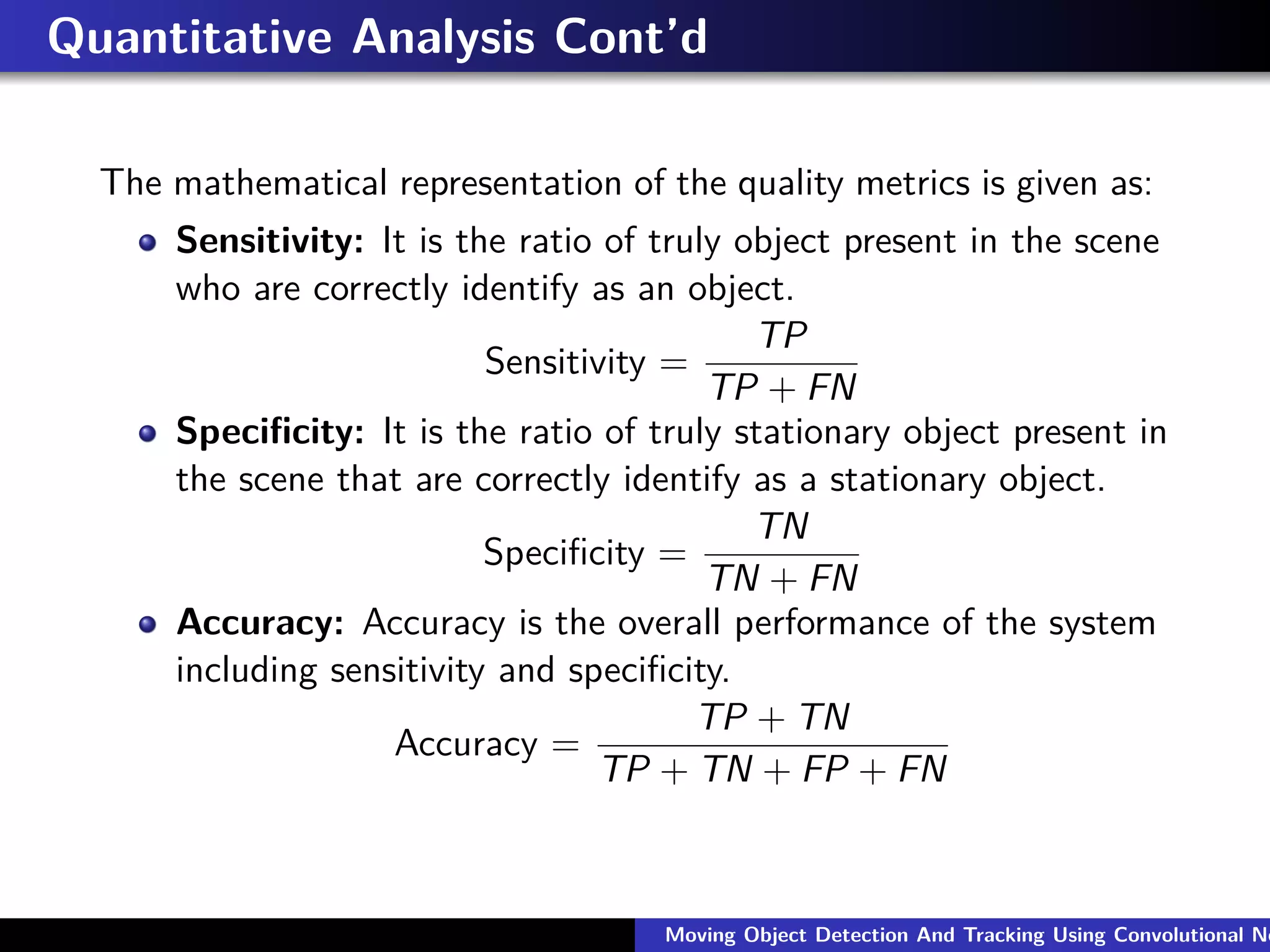 Moving Object Detection And Tracking Using Cnn Ppt