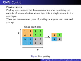 Moving Object Detection And Tracking Using CNN | PDF