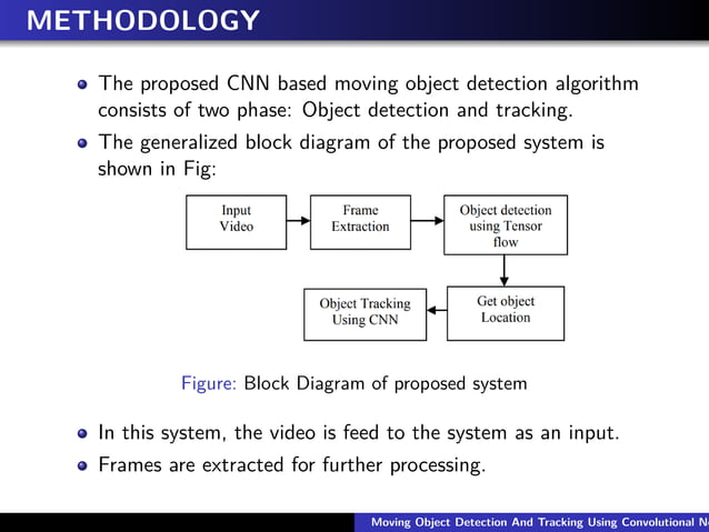 Moving Object Detection And Tracking Using Cnn Ppt