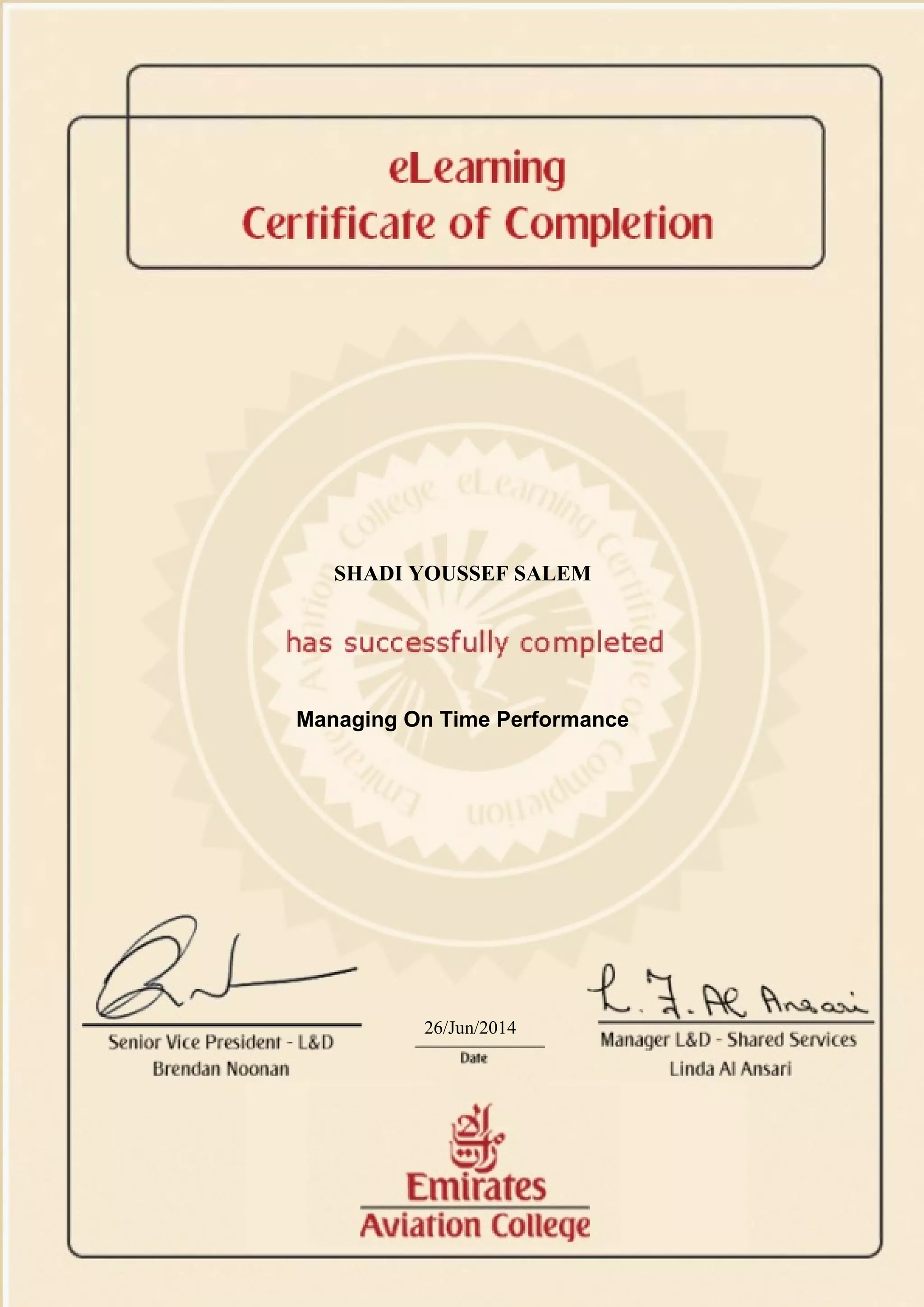 Managing On Time Performance | PDF