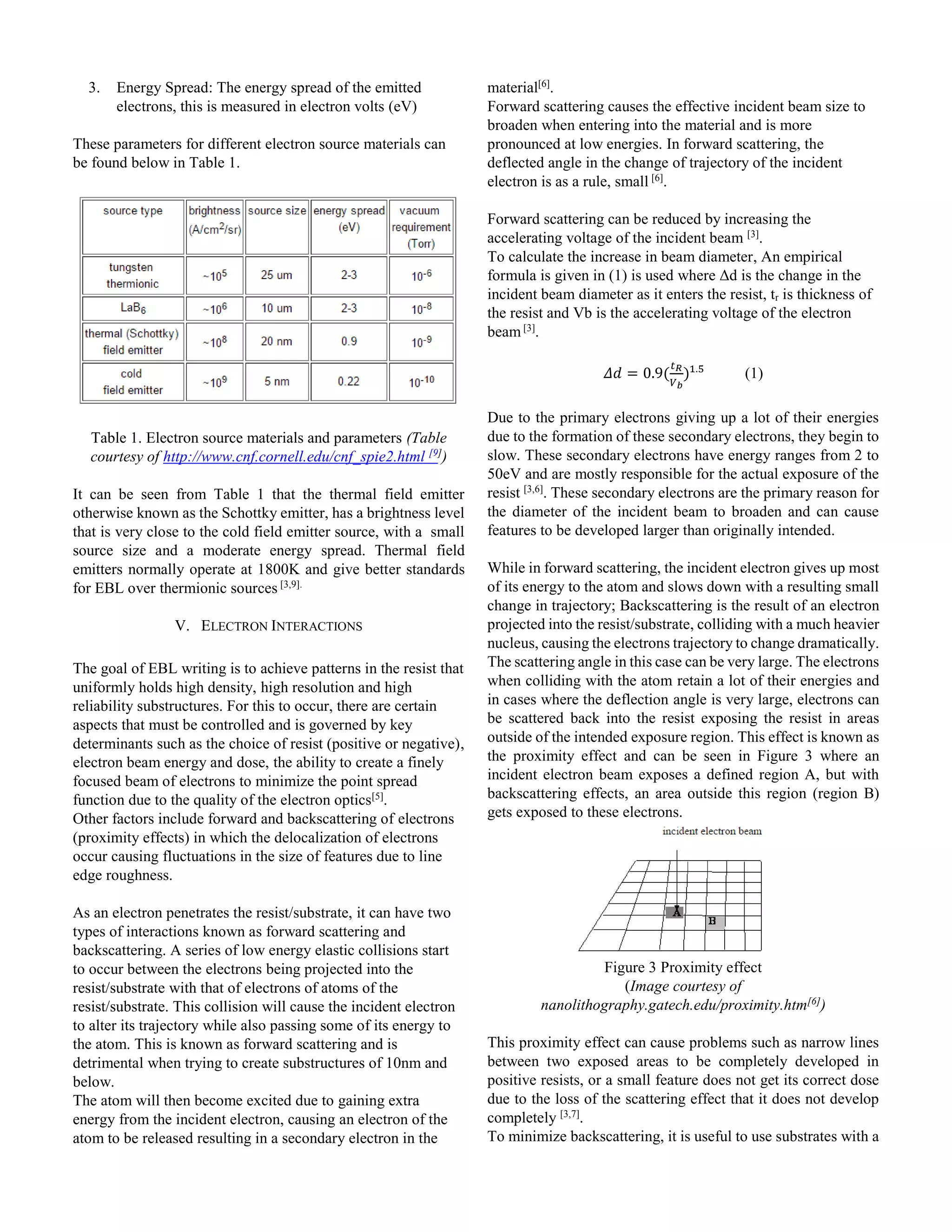 Electron Beam Lithography review paper - EE541 Dublin City University | PDF