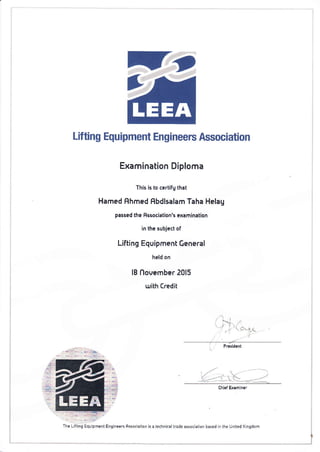 LEEA LIFTING EQUIPMENT GENERAL | PDF