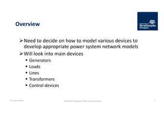 Power system Network modelling and analysis | PDF