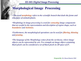 Morphological operations on digital image processing | PPT