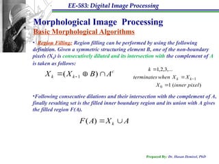 Morphological operations on digital image processing | PPT