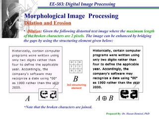 Morphological operations on digital image processing | PPT