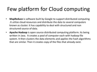 Cloud computing ppt | PPTX