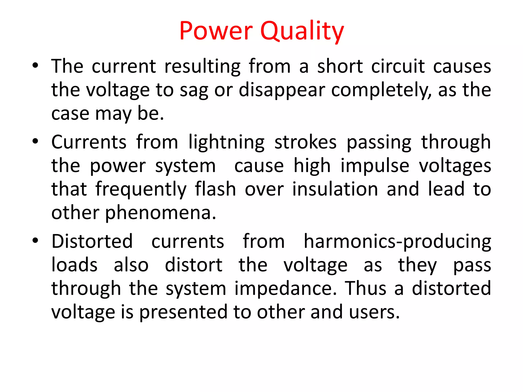 EE 6005 power quality unit I | PPTX