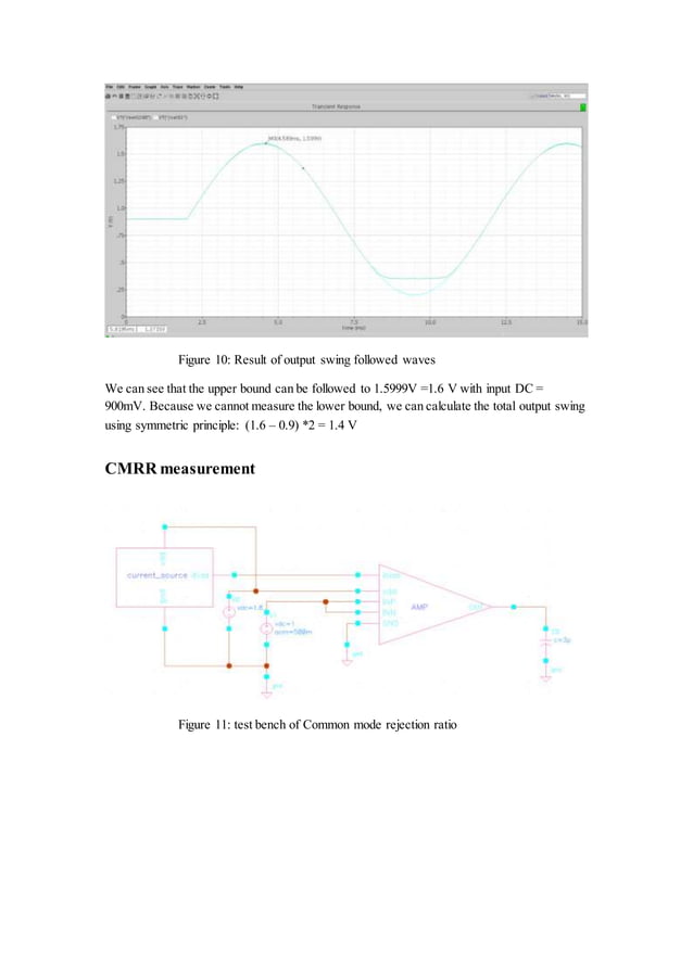 Single Stage Differential Folded Cascode Amplifier | PDF