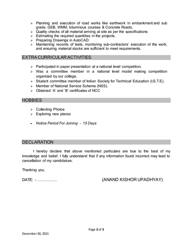 Anand kishor's resume | PDF