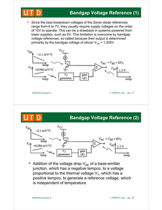 Ee6378 bandgap reference | PDF