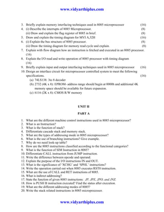 EE6502 Microprocessors and Microcontrollers | PDF | Programming Languages | Computing