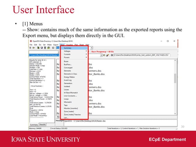 EE653 OpenDSS Tutorial and IEEE Test Cases.pptx