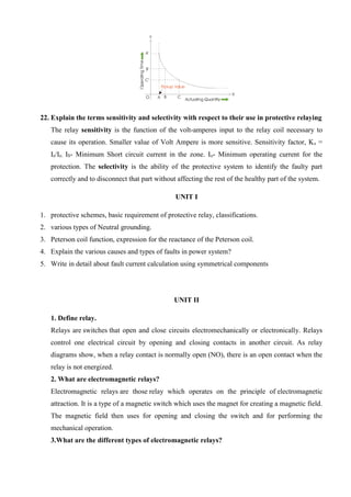 EE6702 Protection and Switchgear | PDF