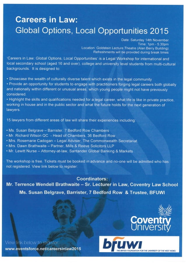 Careers in Law Poster 2015 | PDF