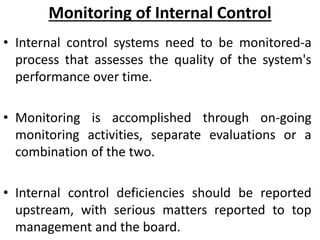 Appreciation of Internal Controls | PPTX