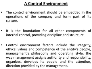 Appreciation of Internal Controls | PPTX