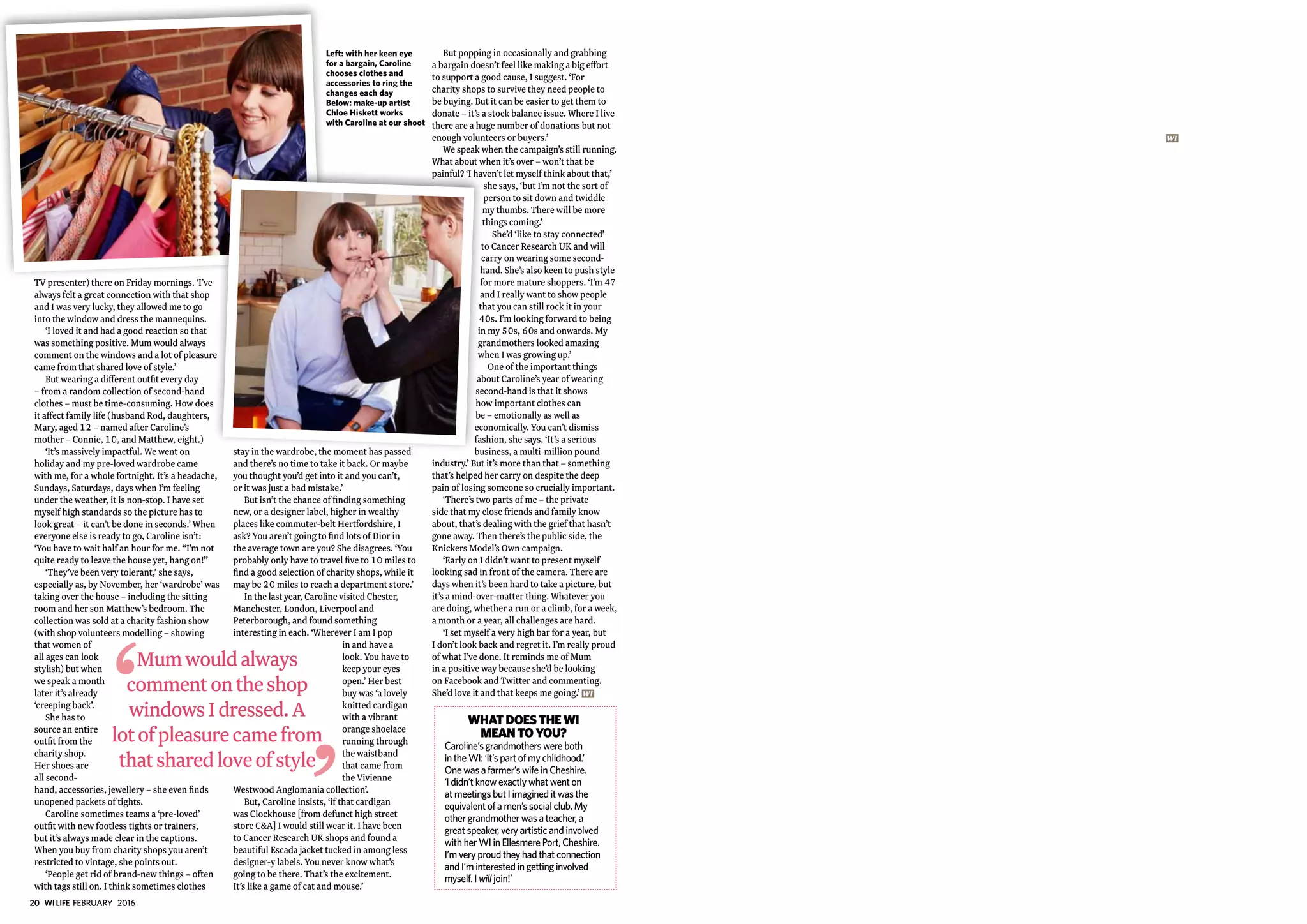 Knickers models own Caroline Jones Feb 2016 | PDF