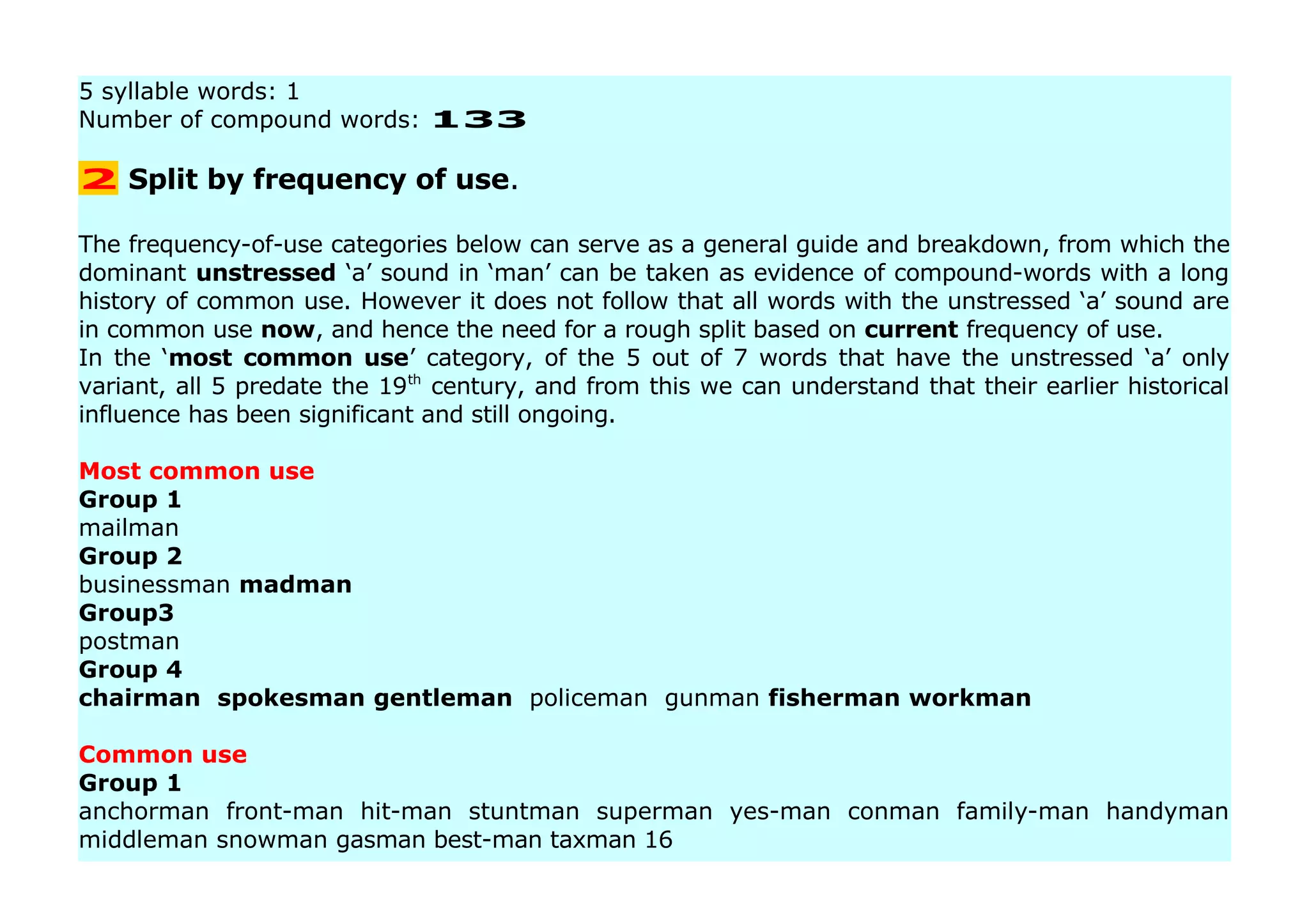 COMPOUND WORDS ENDING IN MAN | DOC